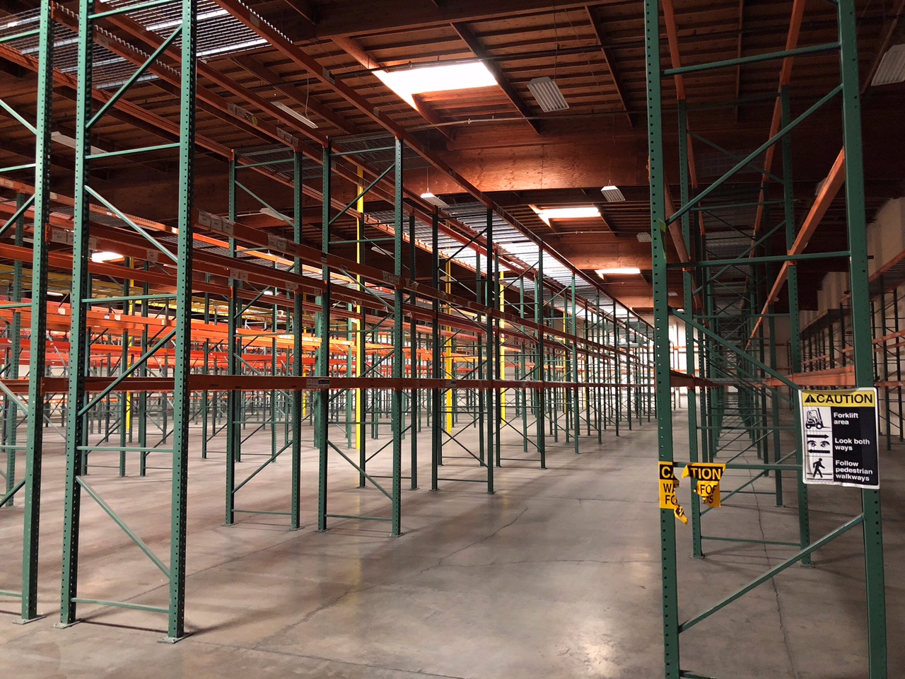 1,200 Sections of Teardrop Pallet Racking - New Mill Capital