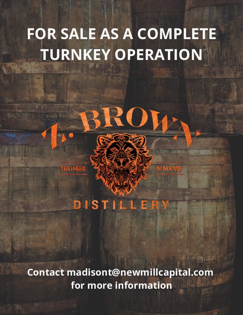 Z. Brown Distillery Brochure - New Mill Capital