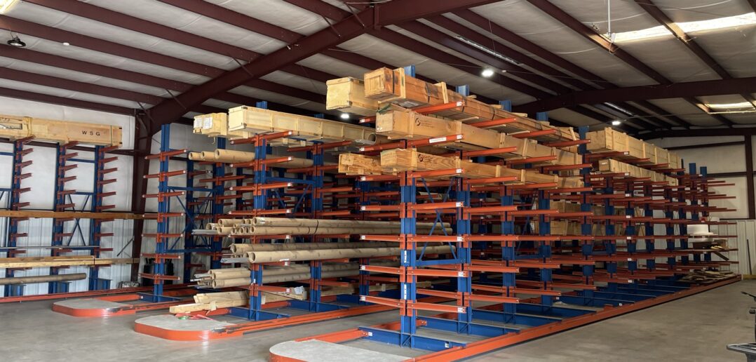 Double Sided Material Racking | Auction | New Mill Capital